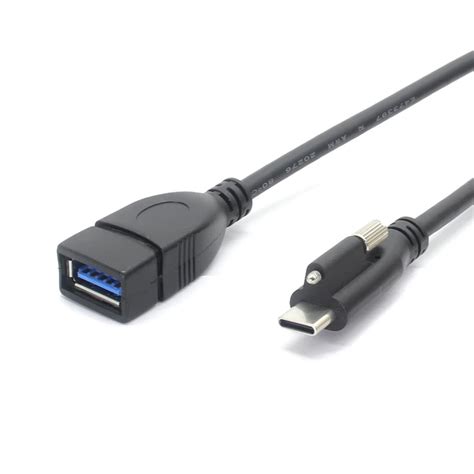 China Screw Locking Usb Cable Supplier Dongguan Otg Usb Cable