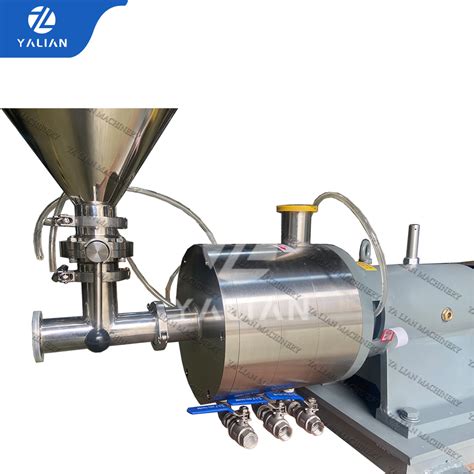 3a Sanitary Inline Mixer Emulsifier Three Stage Homogeneous Pump For