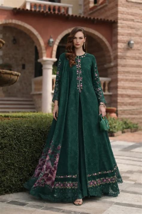Sorina D1 A Saadia Asad Noor Eid 26 Emerald Lawn Stitched Suit