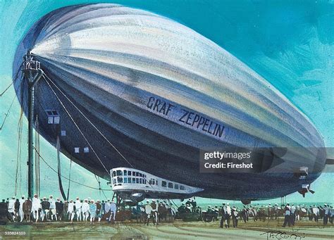 A Zeppelin Is A Type Of Rigid Airship Named After The German Count