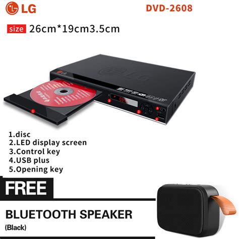 Promotion【with Free Cloth Speaker】lg Blu Rayand Dvdvcdcd Disc Player With Full Hd 1082pup