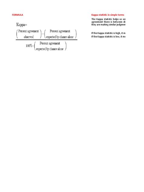 Kappa Stats Pdf Statistics Statistical Theory