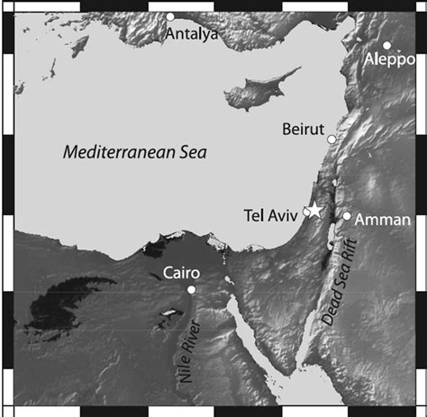 Location Of Qesem Cave Israel Download Scientific Diagram