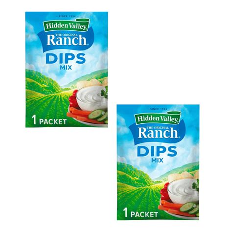 Hidden Valley Ranch Thick And Creamy Dips Mix 1 Oz 2 Pack