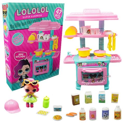 Lol Surprise Kitchen Set 47pcs Shopee Malaysia