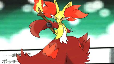 Download Free Delphox Fire Spellcasting Anime Wallpaper