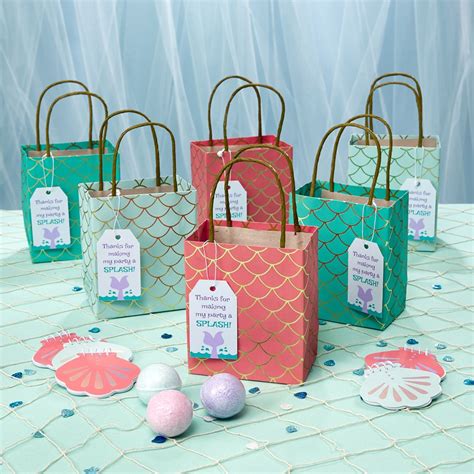 How To Set Up A Beautiful Mermaid Party Birthday Party Goodie Bags
