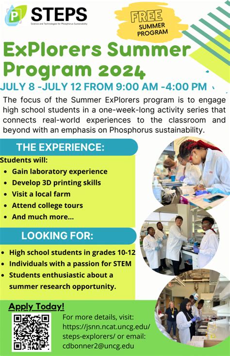 Jsnn Explorers Summer Camp Unc Greensboro