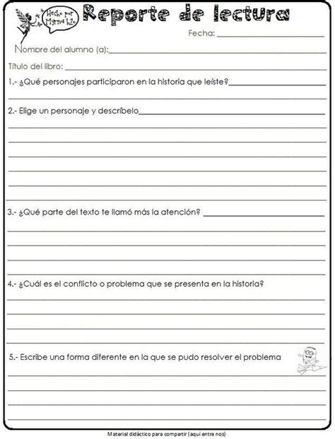 Reporte De Lectura Lectura De Comprensión Comprensión Lectora