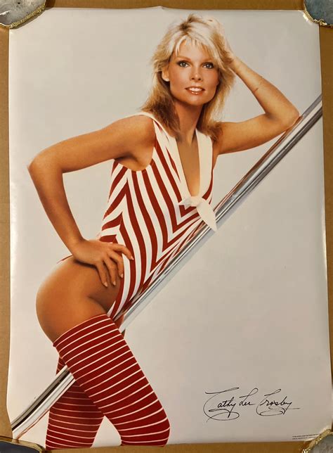 Cathy Lee Crosby Vintage Poster Fitness Workout Gym 1984 Etsy Cathy