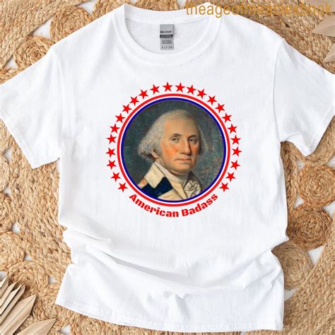 6 7 7 6 George Washington Six Seven American Design T Shirt