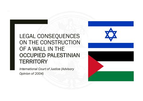 Icj Advisory Opinion Occupied Palestinian Territories Docsity