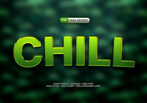 Premium Psd Green 3d Text Effect