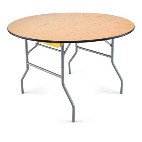 Titan Series™ 48 Round Wood Folding Table