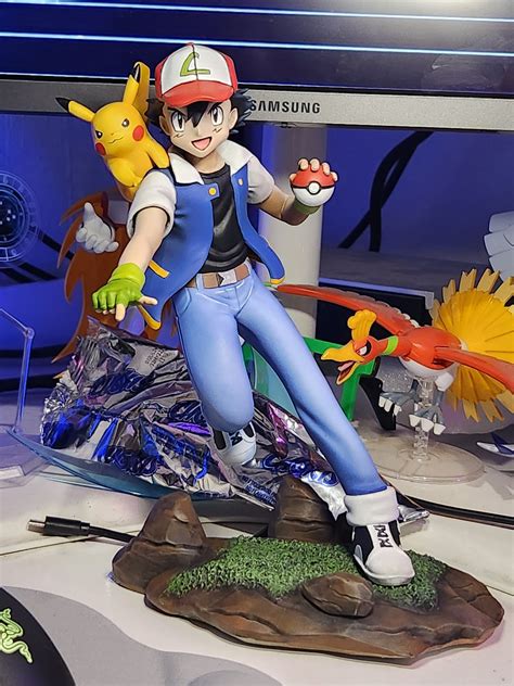 3d Printed Ash Ketchum Satoshi Pokemon • Made With Halot Mage Resina・cults