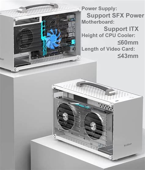 Ediy Itx Mini A4 Computer Case Small Portable Australia Ubuy