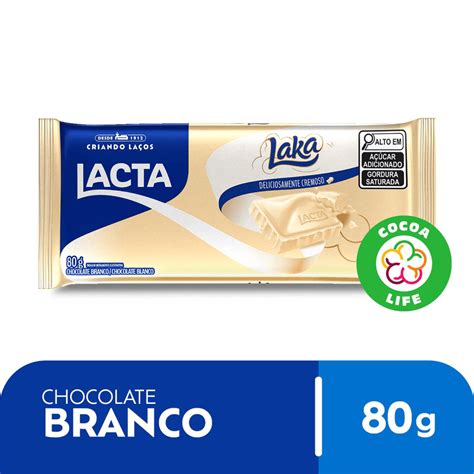 Chocolate Branco Laka 80g Supernosso
