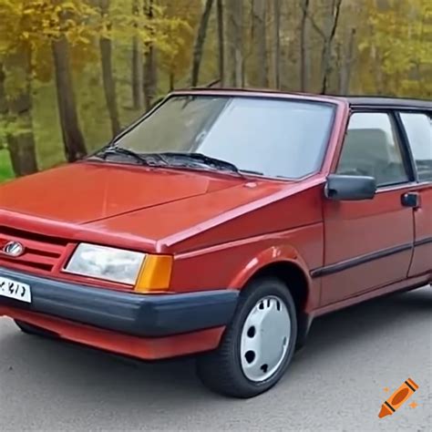 Retro Lada Samara Car