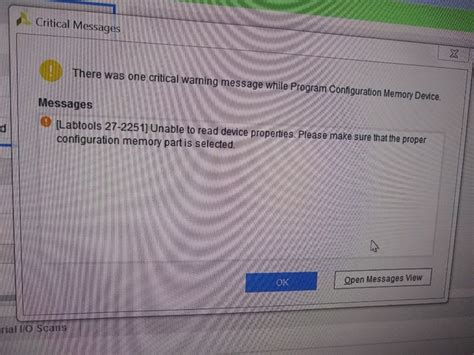 Bpi Flash Configuration Problem