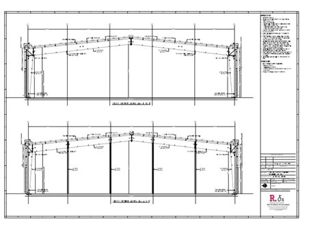 Warehouse 30m Structural Drawings Sec Pdf Real Estate Natural