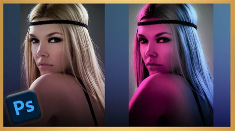 افکت نوری جذاب روی عکس 🔵🔴 Youtube