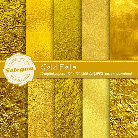 Printable Gold Foil Paper Printable Paper Crafts