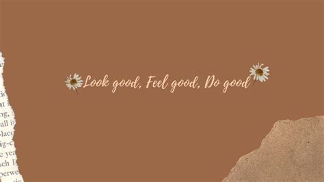 Simple Beige Desktop Background With Inspirational Quote