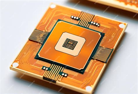 Electronic Device Circuit Board Microprocessor With Light Background