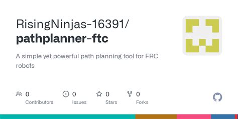 Github Risingninjas 16391pathplanner Ftc A Simple Yet Powerful Path