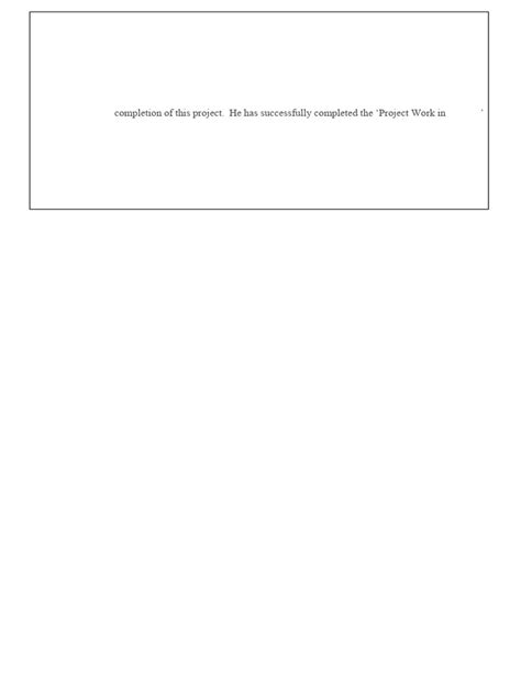 Project Certificate 1 Pdf