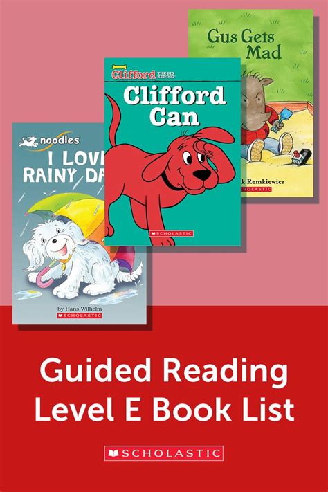 Guided Reading Level E Book List Guided Reading Books Guided Reading Guided Reading Levels