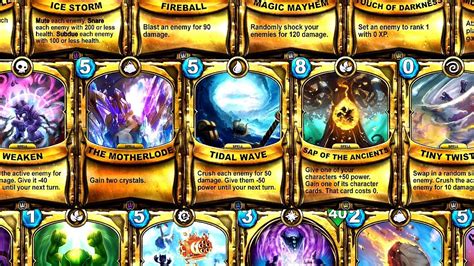All Animated Golden Foil Cards Skylanders Battlecast Youtube