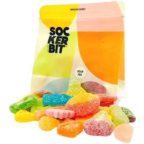 Sockerbit Sour Swedish Candy Mix Beautyhabit