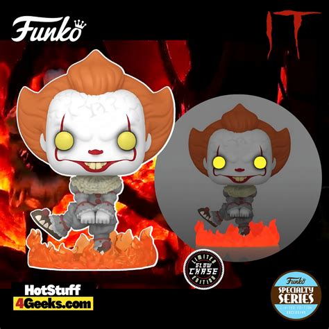 2023 New It Pennywise Dancing With Glow Chase Funko Pop
