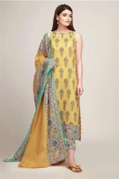 Khaadi Spring Vol 2 Original Pakistani Lawn Printed Suit Ar19124a
