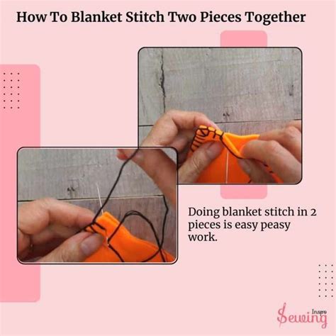 How To Hand Sew A Blanket Stitch Step By Step With Pictures