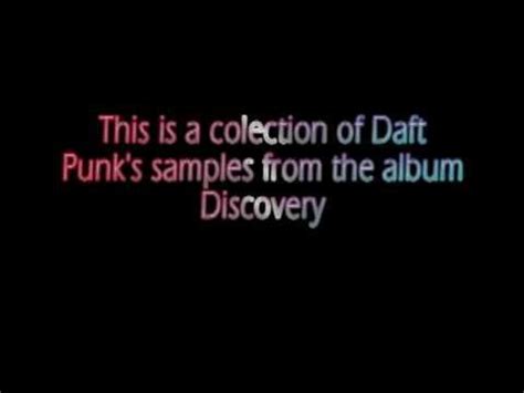 Daft Punk Samples Used In The Discovery Album R Videos