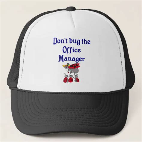 Office Manager Hat Zazzle