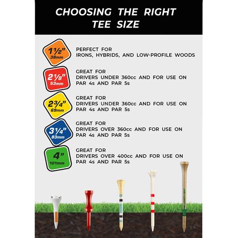Personalized Combo Packs 10 Pride Performance® Golf Tees