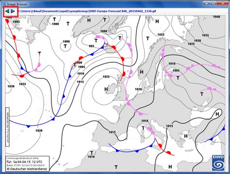 Grib Files And Synoptic Chart How To Download Them Tuto 2 Squid