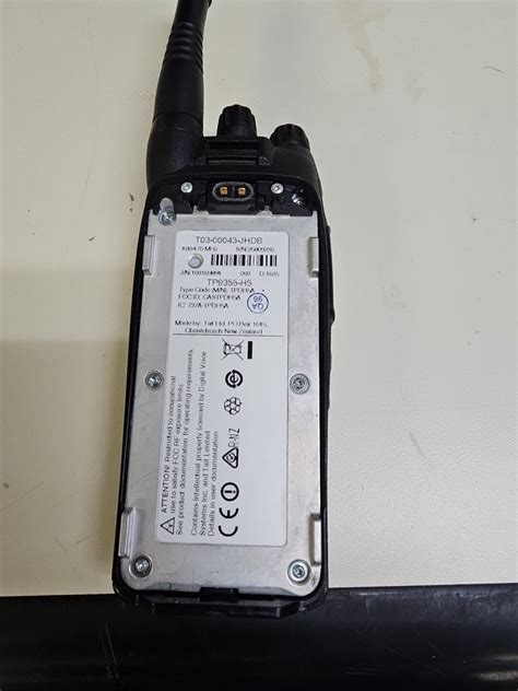Tait Tp9300 Uhf Dmr Portablev2 Way Radio Ebay