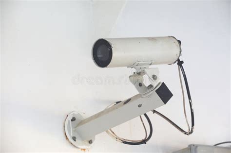Cctv Security Camera On Cruise Ship Stock Image Image Of Equipment Monitor 289559355