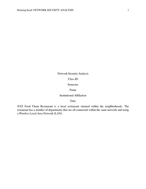 Solution Network Security Analysis Studypool