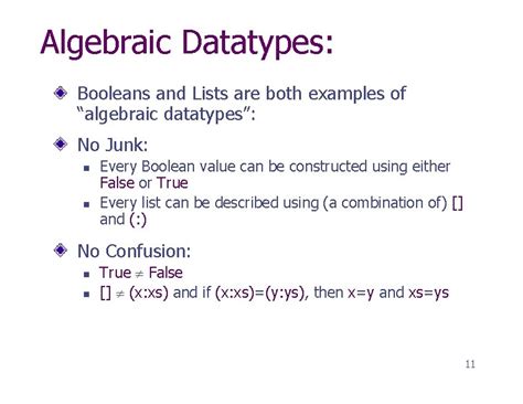 Cs 457557 Functional Languages Lists And Algebraic Datatypes