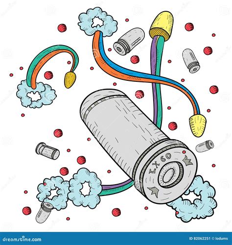 Flying Bullet Vector Cartoon Vector 69784123