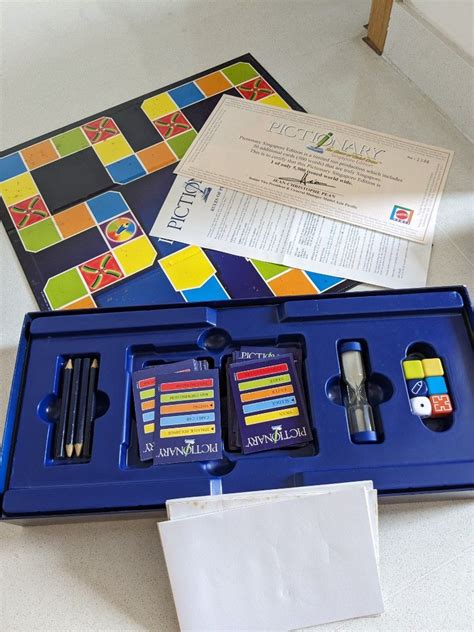 Taboo Pictionary Board Game Singapore Hobbies Toys Toys Games On Carousell