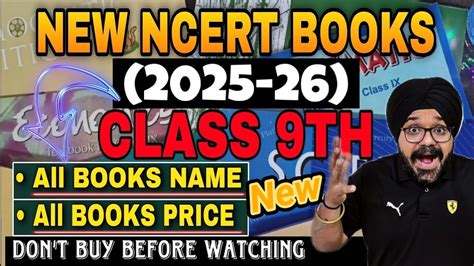 New Ncert Books 2025 26 For Class 9 All Subjects New Ncert Books