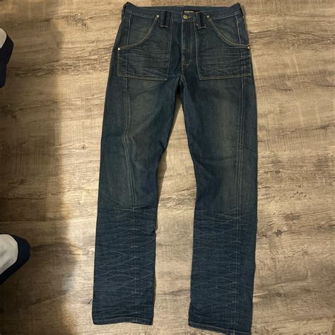 Vintage Levi Engineering Jeans Very Rare Size 34 Depop