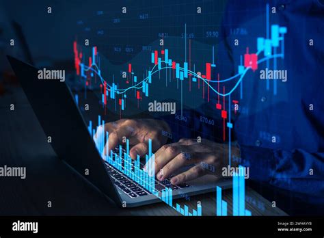 Stock Market And Trading Data Investor Analyzing Financial Chart
