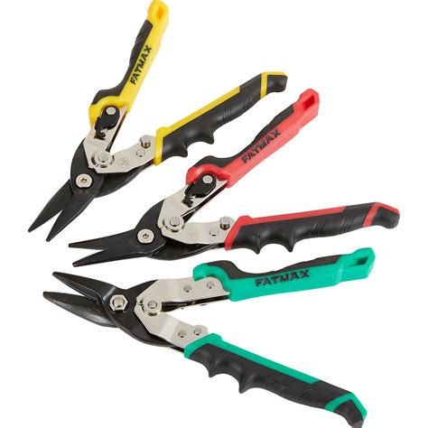 Stanley 3 Pc Aviation Snips Set Northern Tool